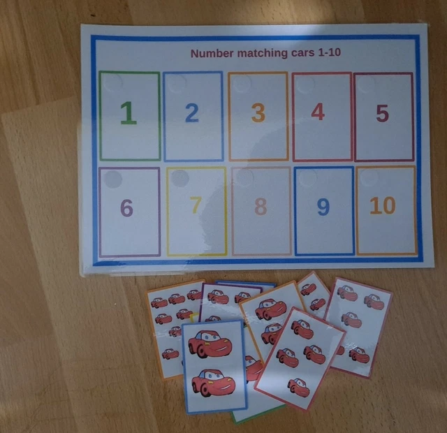 EYFS NUMBER FLASHCARDS 1-10 Childminder Teaching Resource Maths ...