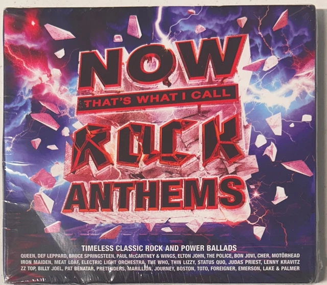 VARIOUS - NOW That’s What I Call Rock Anthems [CD] New Sealed Damaged £ ...