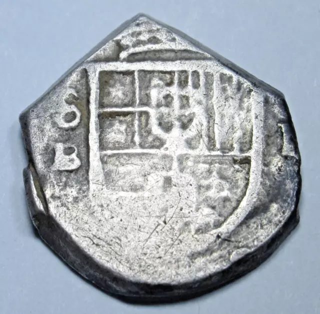 1500'S-1600'S SPANISH SILVER 1 Reales Genuine Colonial Pirate Treasure ...