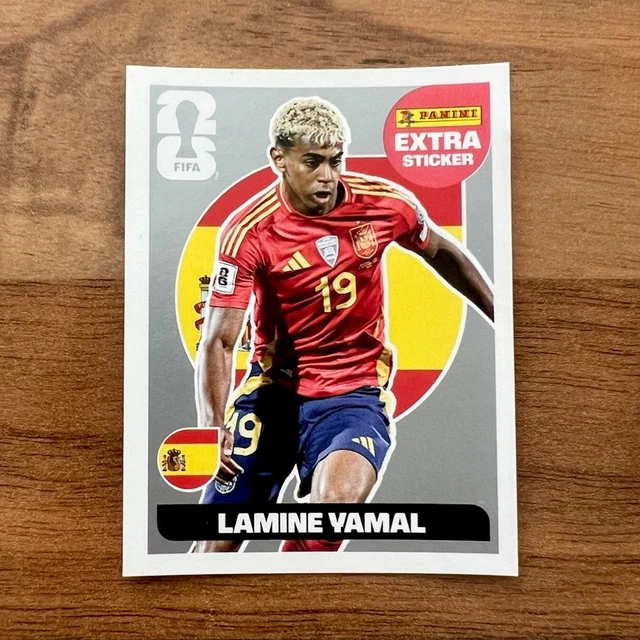PANINI FIFA WORLD Cup 2026 Sticker Collection Extra Sticker Lamine ...