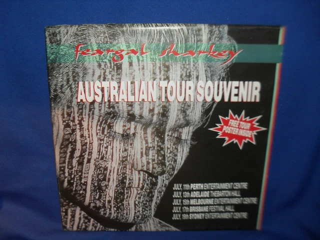 FEARGAL SHARKEY SELF Titled - Australian Tour Souvenir Lp Record 12" 33 ...