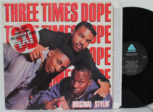 LP THREE TIMES Dope « Original Stylin » ~ Arista 8571 ~ Orig PROMO ...