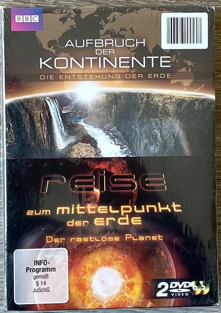 BBC - AUFBRUCH der Kontinente + Reise zum Mittelpunkt der Erde - 2 DVDs NEU OVP EUR 9,95 ...