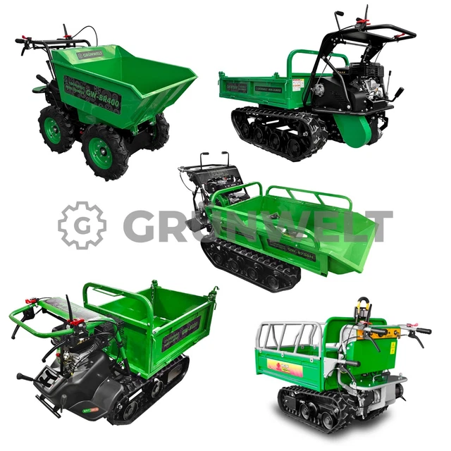 MINI RAUPENDUMPER DUMPER Raddumper Minidumper Mini Transporter Elektro ...