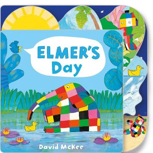 DAVID MCKEE ELMER'S Day (Libro de cartón) Elmer Picture Books EUR 11,68 ...
