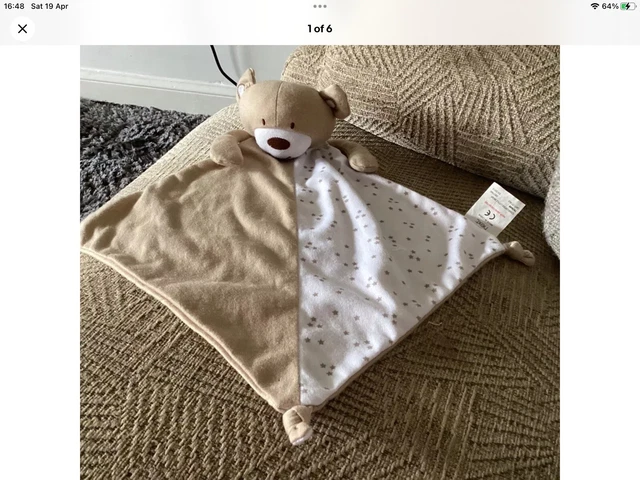 NEXT TEDDY BEAR Star Blanket Soft toy £9.03 - PicClick UK