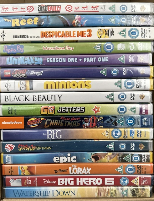 16X CHILDREN'S AND Family DVD Bundle, Job Lot NEW SEALED BFG, Minions ...