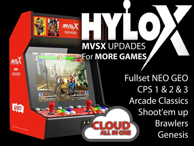 MVSX NEO GEO Hylox packs 552 jeux ALL IN ONE - Cloud Version ...