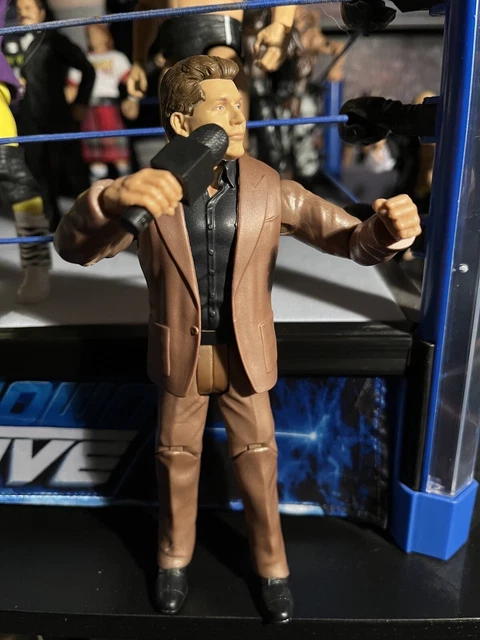 VINCE MCMAHON CUSTOM WWE Action Figure Mattel Elite BAF Head, Basic Corbin, Mic $54.00 - PicClick CA
