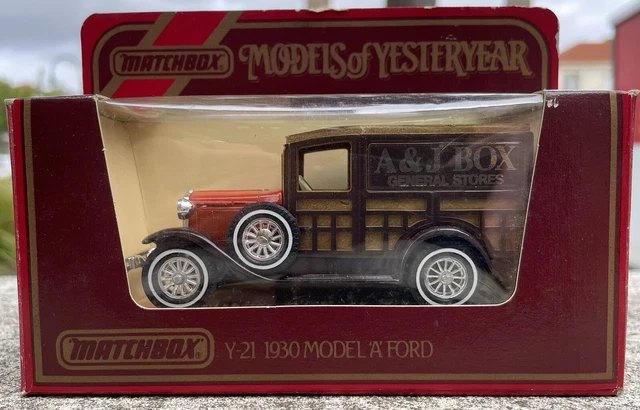 MATCHBOX - MODELS Of Yesteryear Y-21 1930 Model 'A' Ford Car 1984 Scale ...