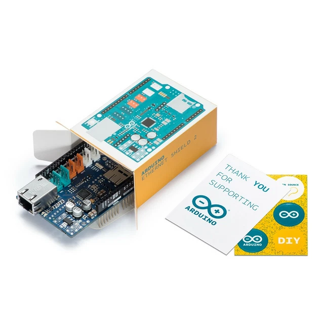 ARDUINO ETHERNET SHIELD 2 with Wiznet W5500, MicroSD card slot, SPI ...