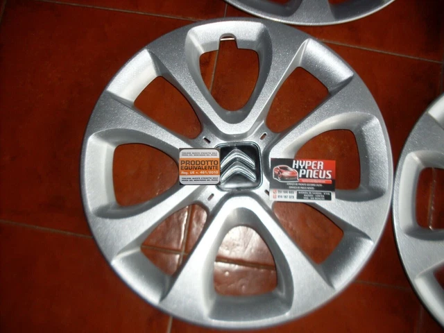 LOT DE 4 enjoliveurs pour Citroen C 3 2014 jante 15 " EUR 70,00 ...
