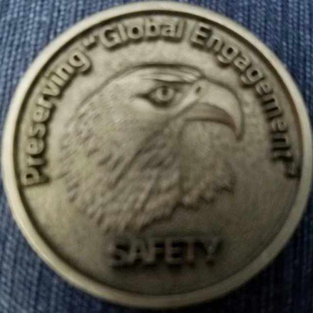 EARLY RARE USAF Safety Center Commander's Challenge Coin EUR 6,58 ...