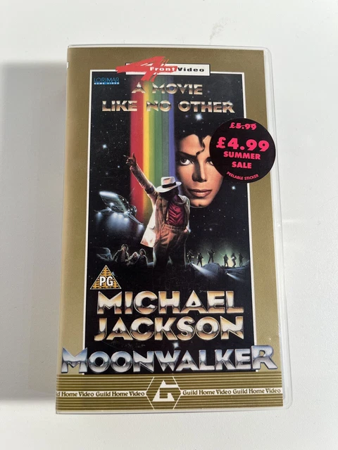 MICHAEL JACKSON MOONWALKER VHS vintage Tape PG £10.07 - PicClick UK