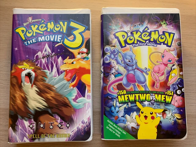2 X VHS Lot: Pokémon the First Movie & Pokemon The Movie 3 $14.99 ...