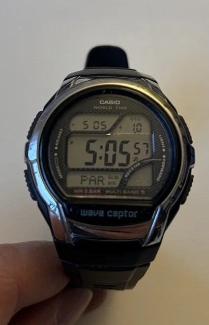 CASIO WAVE CEPTOR WV-58R Herren Armbanduhr - Voll Funktionsfähig Guter ...