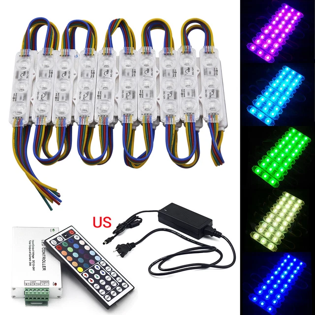 RGB LED WINDOW Store Front Lights Module 10~500ft Strips & Power Supply ...