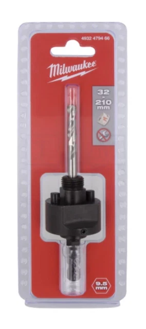 MILWAUKEE HOLESAW ARBOR 32-210mm 4932479466 £13.50 - PicClick UK