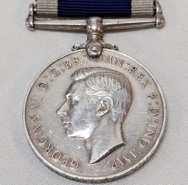 WW2 ROYAL NAVY Long Service Medal ERA Parry served on Submarines or ...