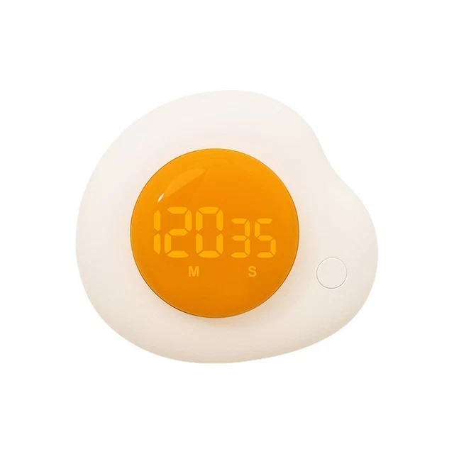 SOFT BOILED EGG Timer Magnetic with Countdown and Silent Mode for Easy ...