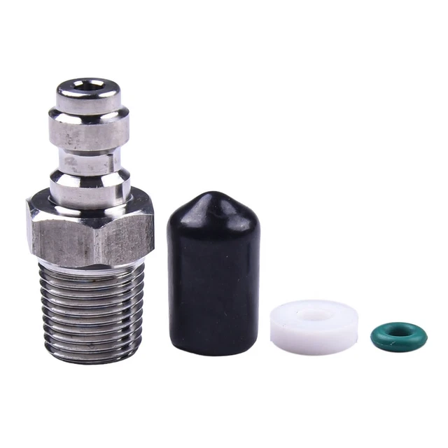 BRAND NEW CONNECTION Valve M10*1 Adapter Quick-connect Valve Rust-proof ...