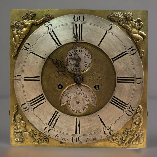 RARE 18TH CENTURY Antique English Grandfather/ Long/ Tall Case Clock ...