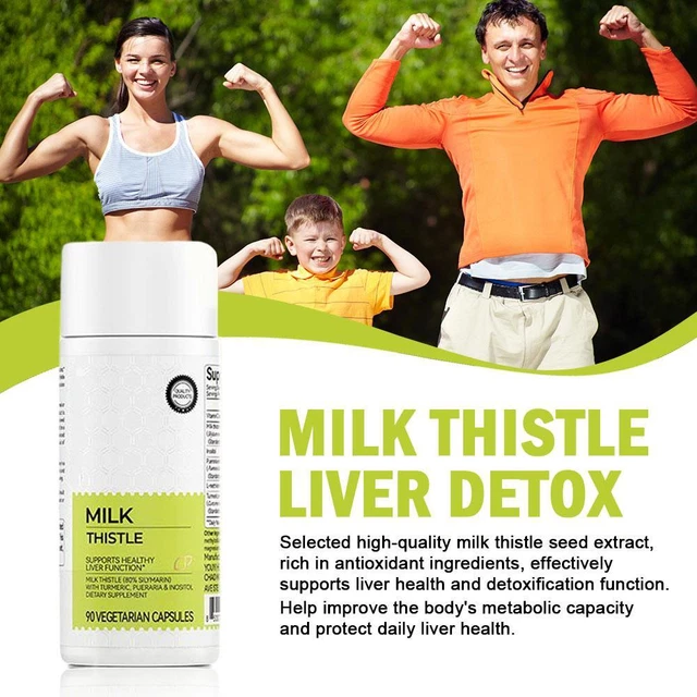 MILK THISTLE COMPLEX Capsules HighStrength Tablets -- Detox& Cleanse ...