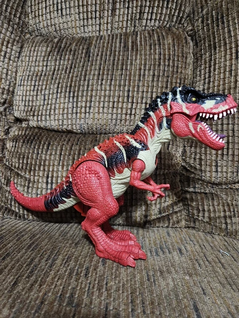 TOYS R US Red Devil T-Rex Dinosaur Tyrannosaurus Roar Sound Lighted ...