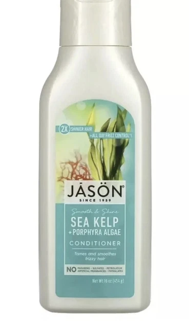 SMOOTHING SMOOTH & Shine Jason Conditioner Sea Kelp + Porphyra Algae ...