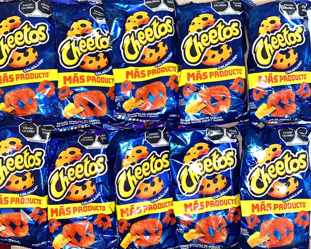 10-PK SABRITAS CHEETOS COLMILLOS Chips 43g Ea Spicy Cheese & Chili Corn ...