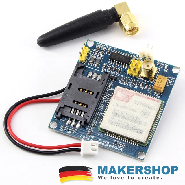 SIM900A V4.1 MODULE GPRS/GSM 900/1800MHz Dual-Band Shield Arduino ...