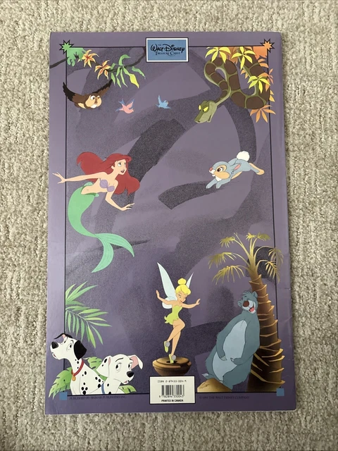 90S WALT DISNEY Treasure Chest - 11" x 17" Little Mermaid Paperback ...