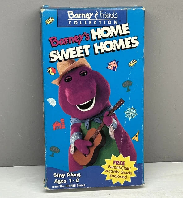 BARNEY & FRIENDS Home Sweet Homes VHS 1993 Video Tape PBS Kids ...