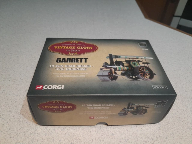 CORGI 1/50 SCALE 80304 - Garrett 10 Ton Road Roller The Baroness Mib £ ...