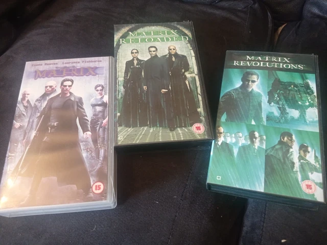 THE MATRIX, MATRIX Reloaded, Matrix Revolutions VHS £20.00 - PicClick UK
