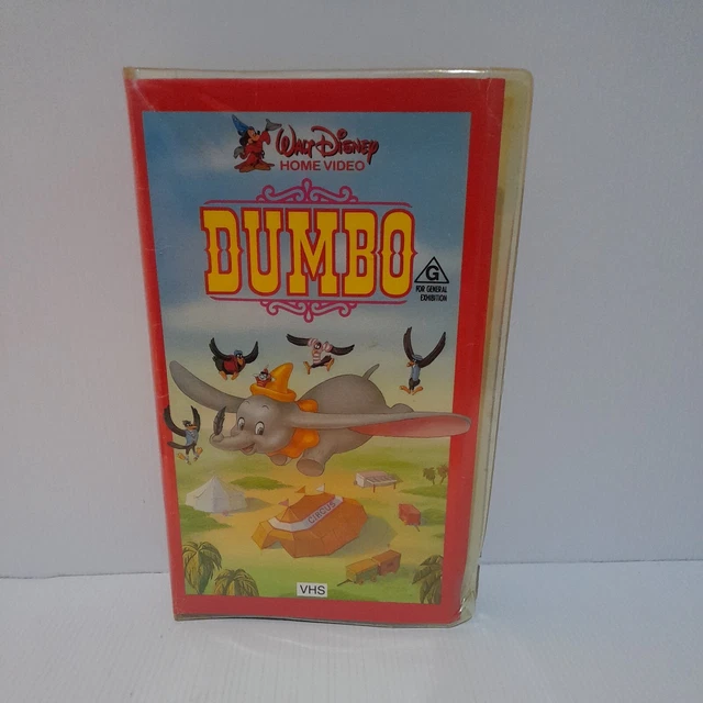 DUMBO VHS VIDEO Walt Disney Home Video Movie RARE Australia clam shell ...