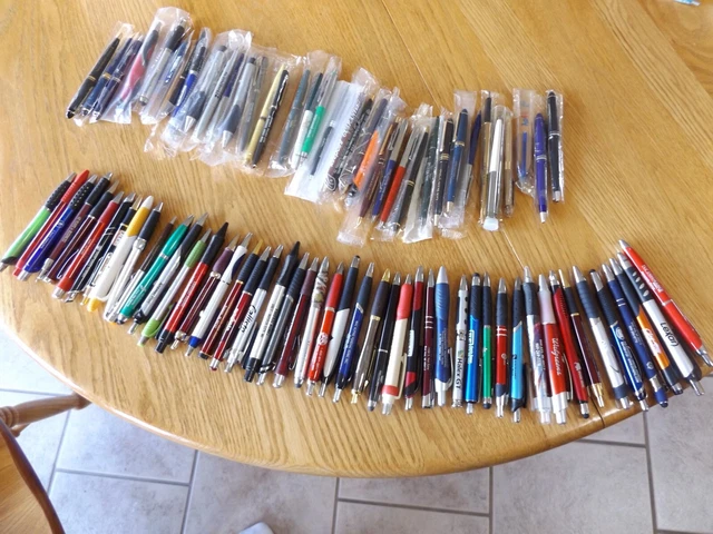 LOT OF 85 Vintage Collectors Ball Point Ink Advertising Pens, LOT # 9 ...