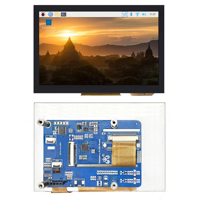 RASPBERRY PI DSI Mipi LCD Display 7inch LCD Capacitive Touch Screen for ...