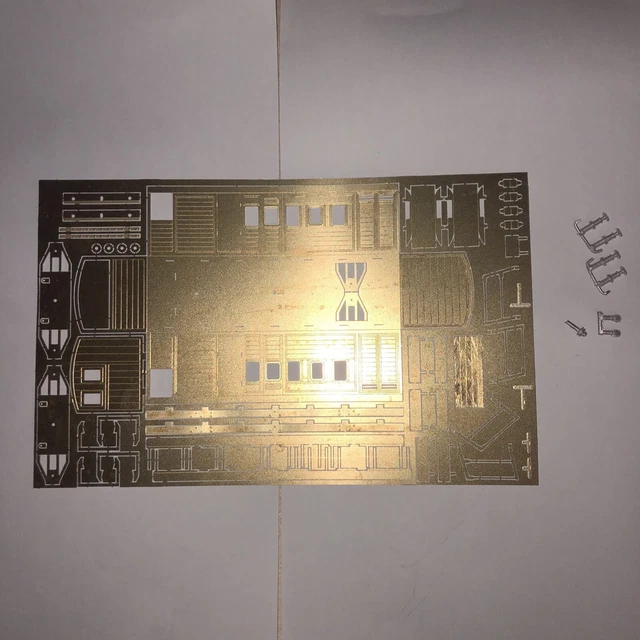 4MM ETCHED BRASS LSWR SR 6 Wheel Drovers Brake Van Kit For Kit Built ...