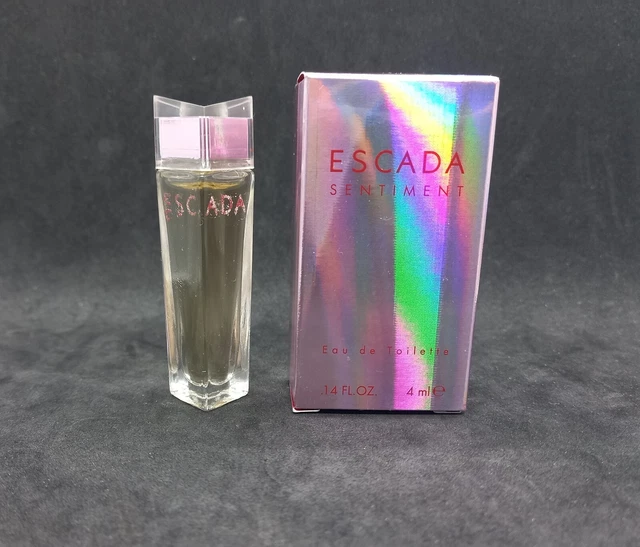 MINIATURE DE PARFUM Escada Sentiment 4 ml eau de toilette Plein avec boite EUR 7,90 - PicClick FR