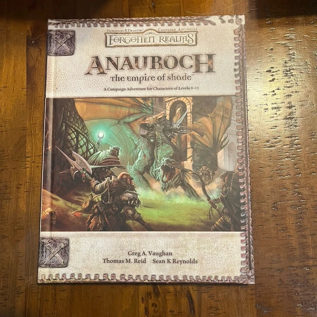 FORGOTTEN REALMS ANAUROCH Dungeons And Dragons D&D RPG DnD Roleplaying ...