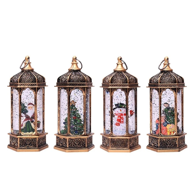 TREE SNOWMAN SANTA Claus LED Portable Night Light Home Decoration ...