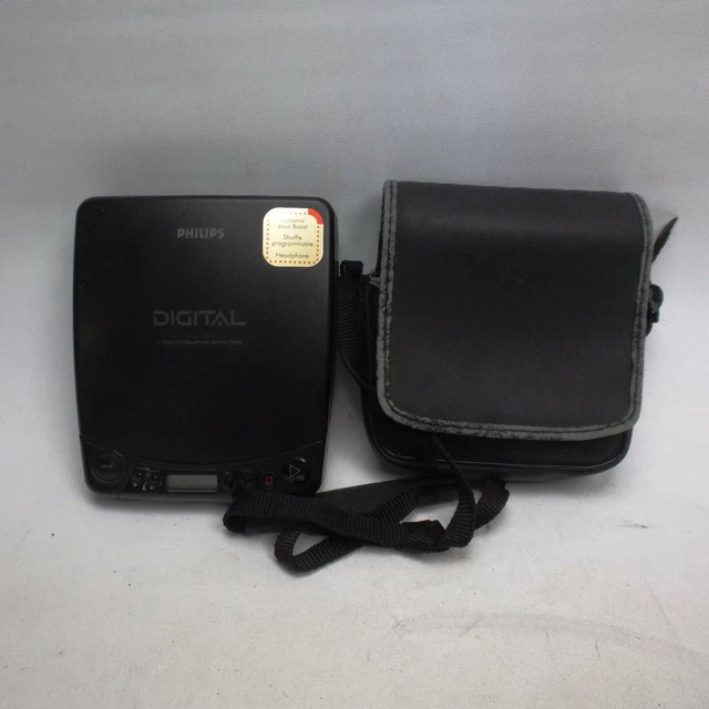 PHILIPS AZ6811 VINTAGE Personal Portable CD Player Discman + Case ...