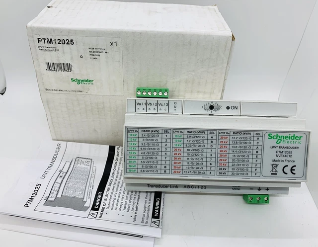 SCHNEIDER ELECTRIC LPVT Transducer Controller Low Power Voltage ...