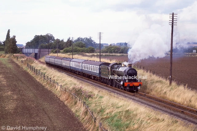 STEAM TRAIN GWR 6959 Class No. 6990 Witherslack Hall BR British Rail £5 ...