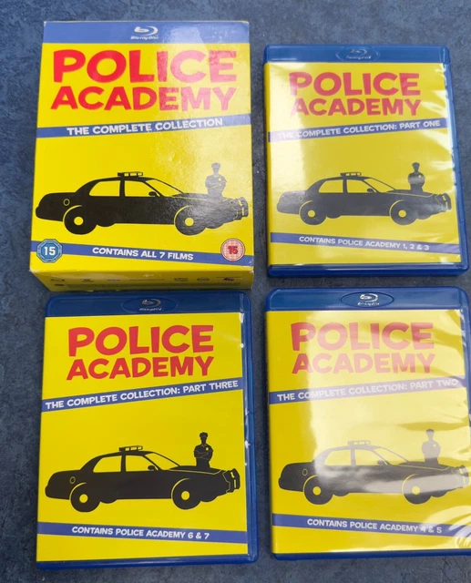 POLICE ACADEMY 1-7 The Complete Collection Blu-ray 7 Films Box Set £17. ...
