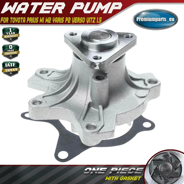 WATER PUMP W/ Gasket for Toyota Prius Yaris Verso Vitz 1.5 1610029195 ...