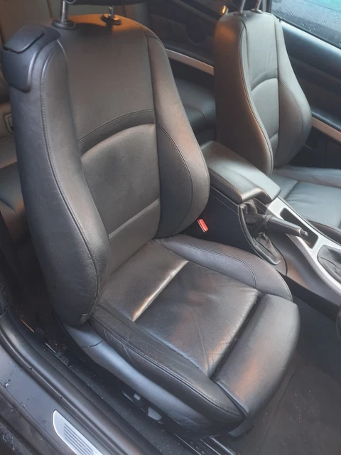 BMW E92 M Sport Front Seats - Black Leather Electric Seats - Recaro ...
