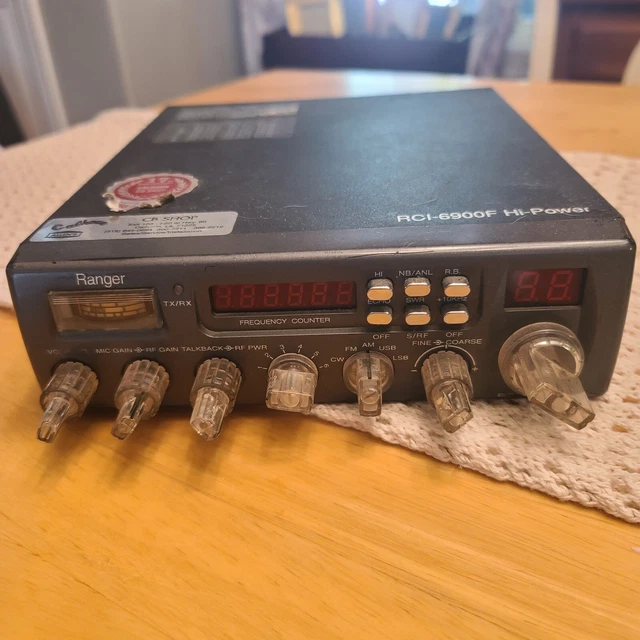 ÉMETTEUR-RÉCEPTEUR RADIO STYLE RANGER RCI-6900F HI POWER CB AM SSB FM ...