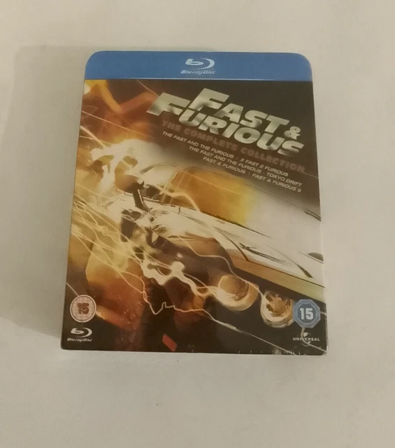 FAST & FURIOUS 1-5 The Complete Collection Blu-ray Sealed box set tokyo ...